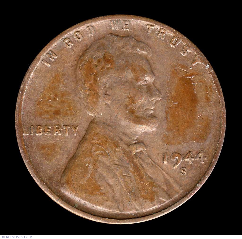 Coin Of Lincoln Cent 1944 S From United States Of America ID 8924 Coin Of Lincoln Cent 1944 S From United States Of America ID 8924