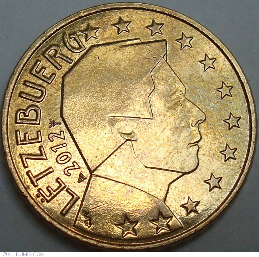 Coin Of 50 Euro Cent 2012 From Luxembourg ID 29900 Coin Of 50 Euro Cent 2012 From Luxembourg ID 29900