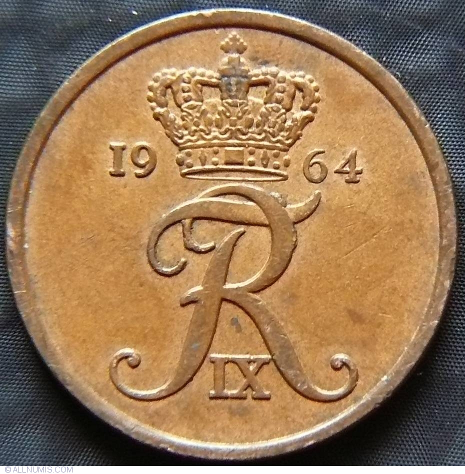 Coin Of 5 Ore 1964 From Denmark ID 5532