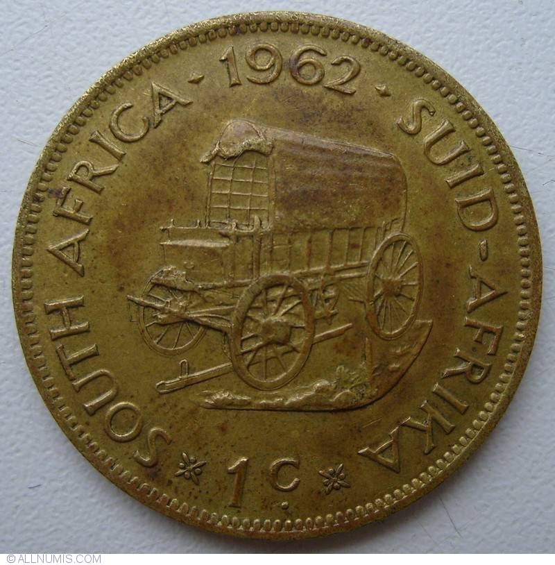 1 Cent 1962 Republic 1961 1970 South Africa Coin 33840 1 Cent 1962 Republic 1961 1970 South Africa Coin 33840