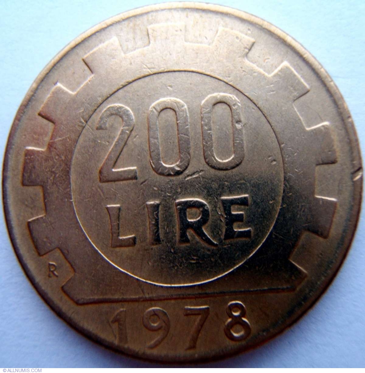 Coin Of 200 Lire 1978 From Italy ID 1012 Coin Of 200 Lire 1978 From Italy ID 1012