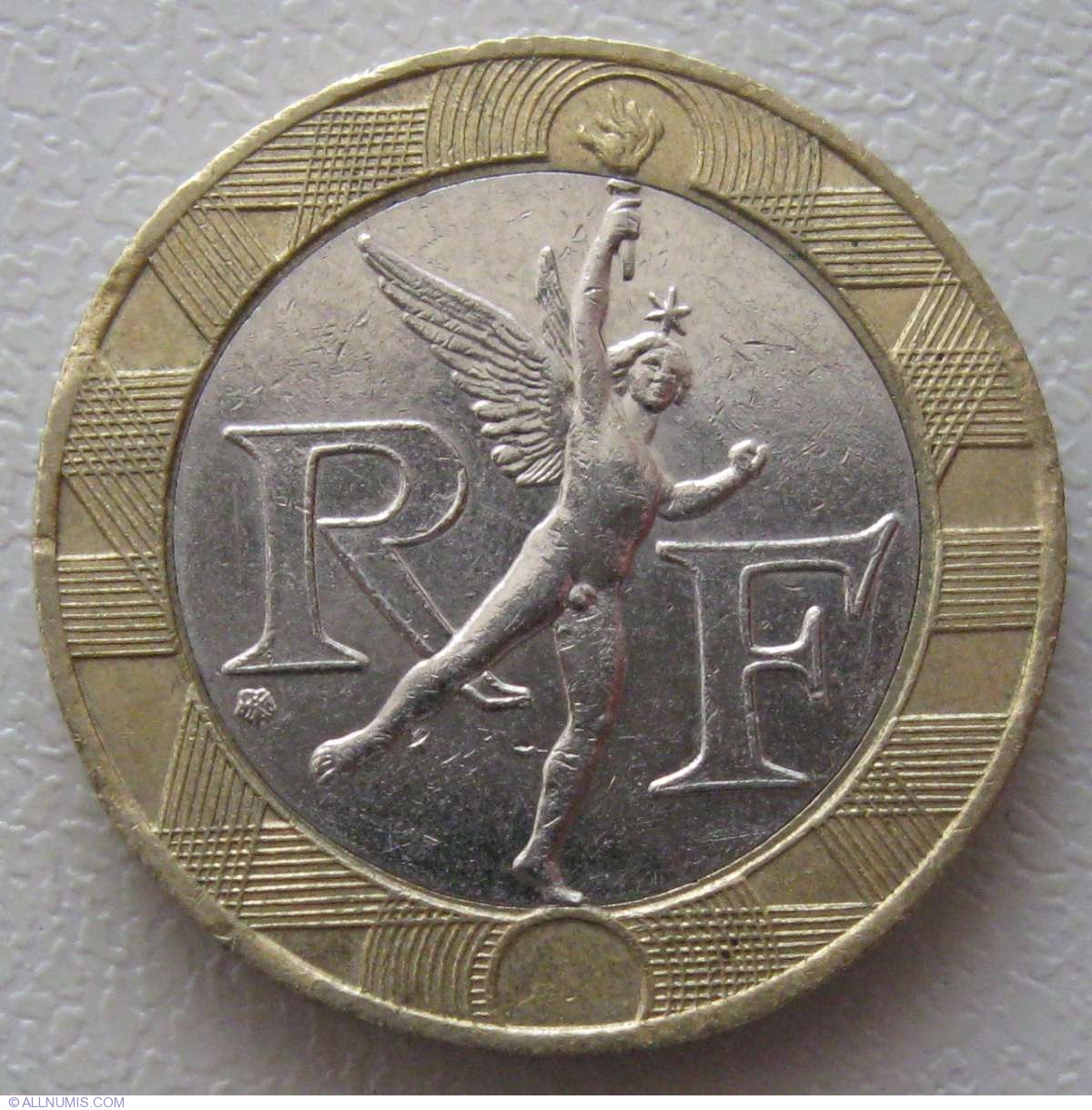 10 Francs 1990 Fifth Republic Francs 1986 2001 France Coin 930 10 Francs 1990 Fifth Republic Francs 1986 2001 France Coin 930