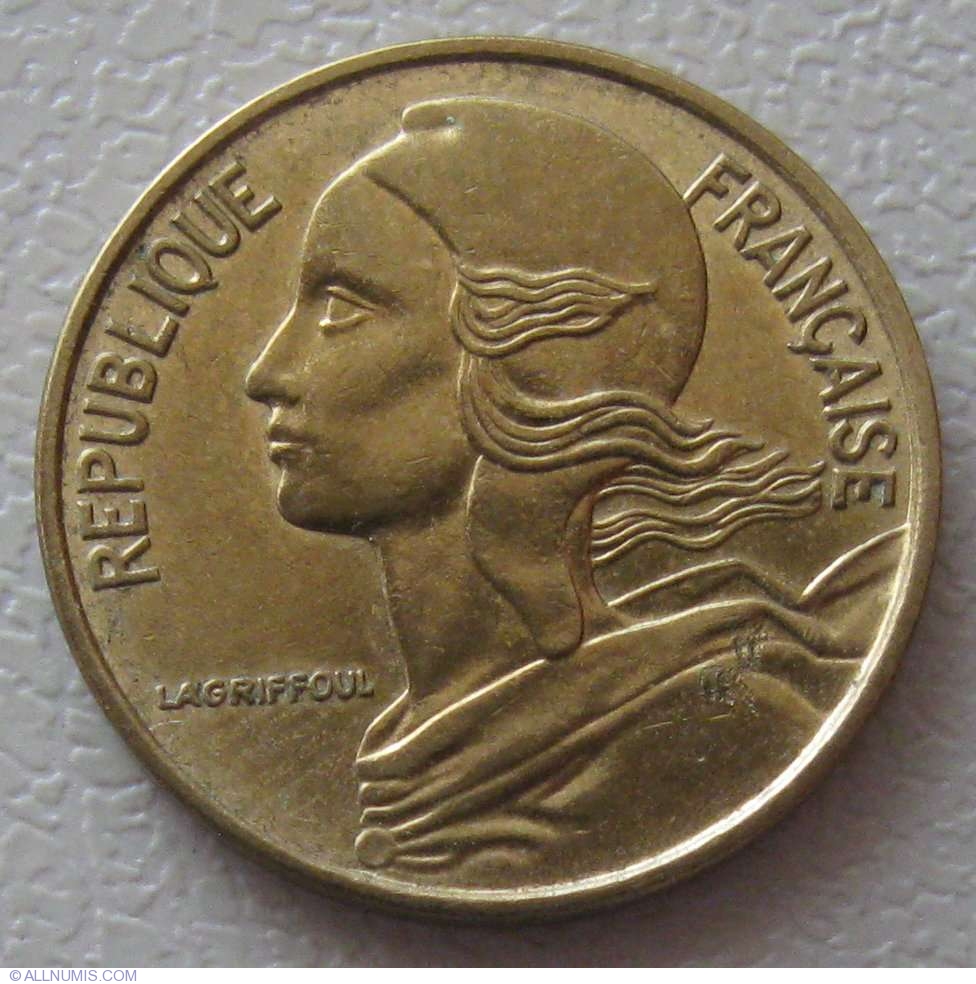5 Centimes 1974 A Cincea Republica 1971 1985 Fran a Moned 943 5 Centimes 1974 A Cincea Republica 1971 1985 Fran a Moned 943