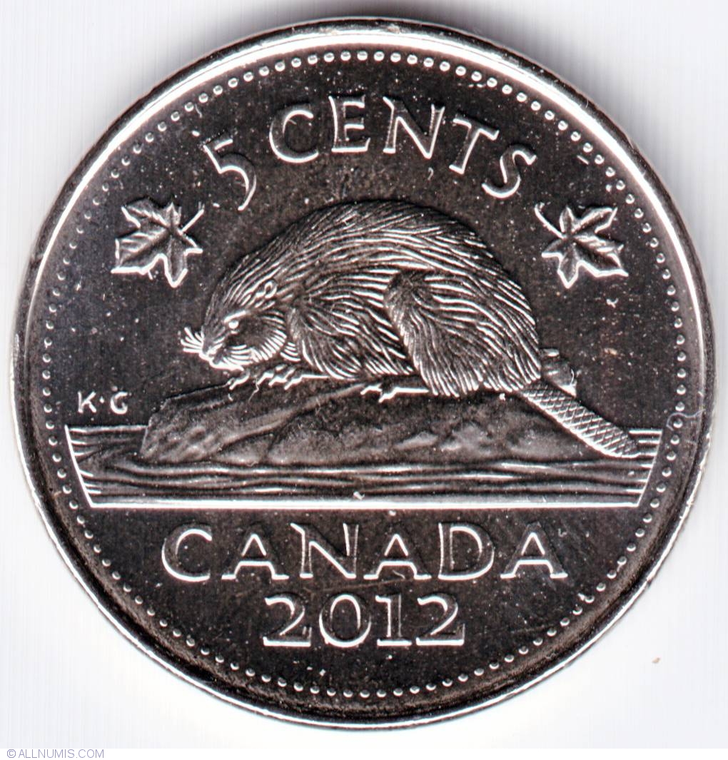 5 Cents 2012 Elizabeth II 1953 present Canada Coin 20925