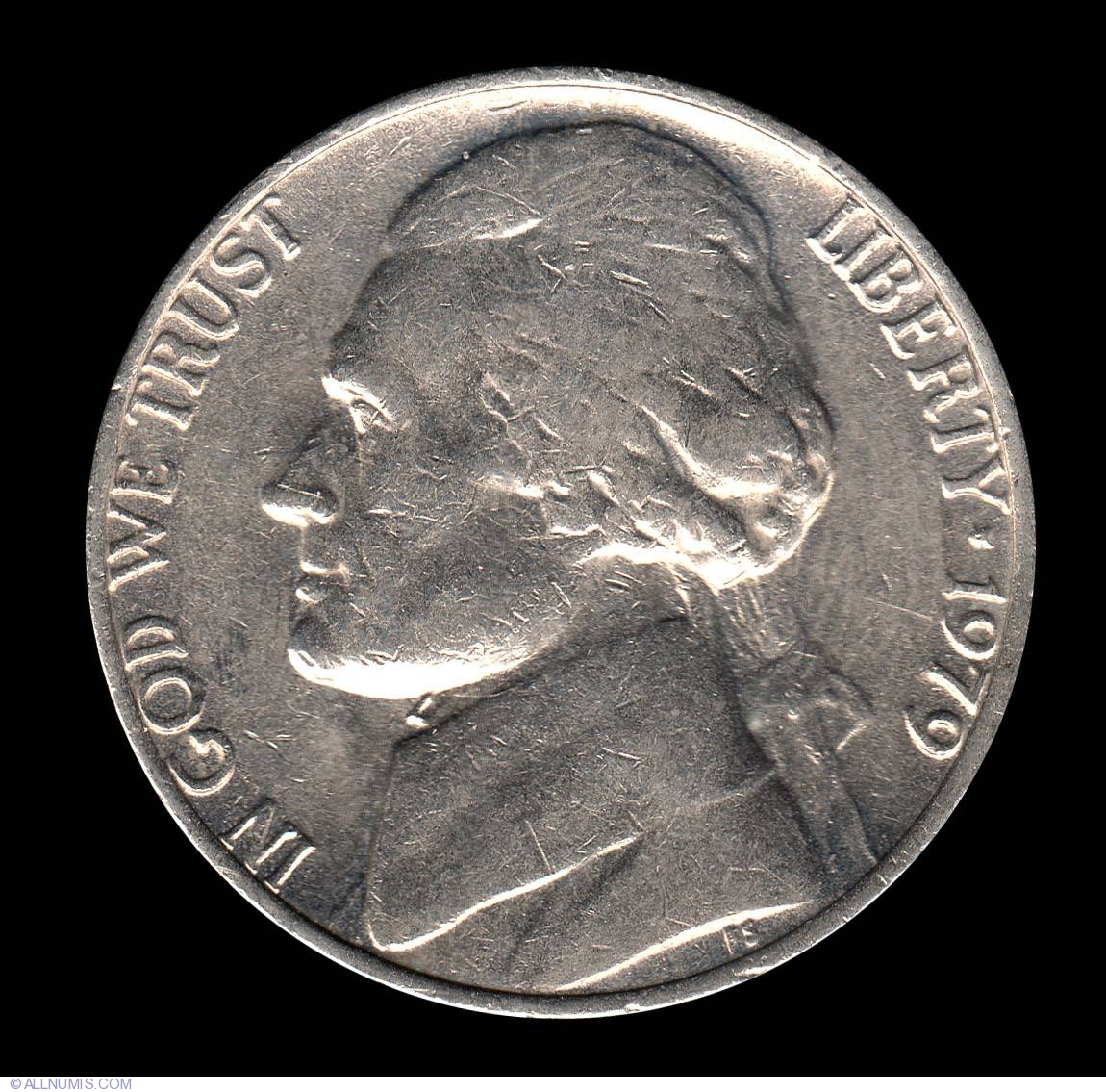 Jefferson Nickel 1979 Nickel Five Cents Jefferson 1938 2003 Jefferson Nickel 1979 Nickel Five Cents Jefferson 1938 2003