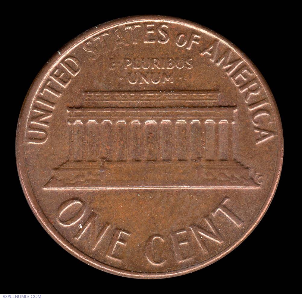 1 Cent 1975 D Cent Lincoln Memorial 1959 2008 United States Of 1 Cent 1975 D Cent Lincoln Memorial 1959 2008 United States Of