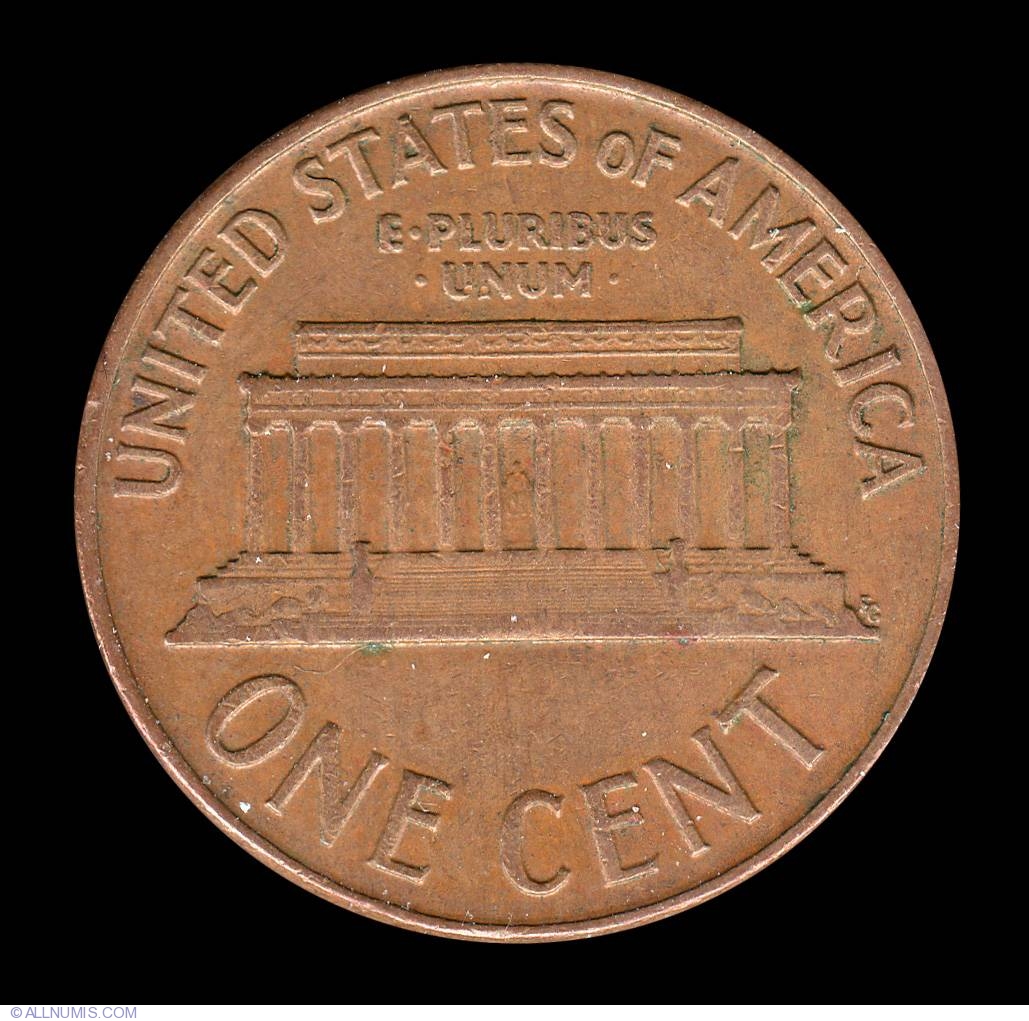 1 Cent 1960 Cent Lincoln Memorial 1959 2008 United States Of 1 Cent 1960 Cent Lincoln Memorial 1959 2008 United States Of