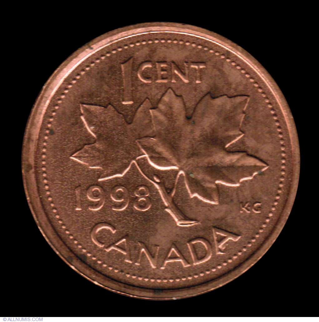 1 Cent 1998 Elizabeth II 1953 2022 Canada Coin 7639