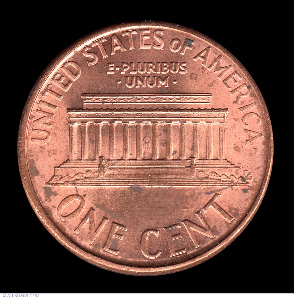 1 Cent 1990 Cent Lincoln Memorial 1959 2008 United States Of 1 Cent 1990 Cent Lincoln Memorial 1959 2008 United States Of