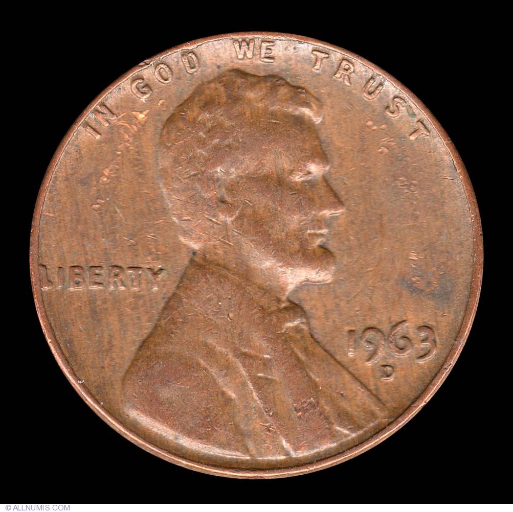 1 Cent 1963 D Cent Lincoln Memorial 1959 2008 United States Of 1 Cent 1963 D Cent Lincoln Memorial 1959 2008 United States Of
