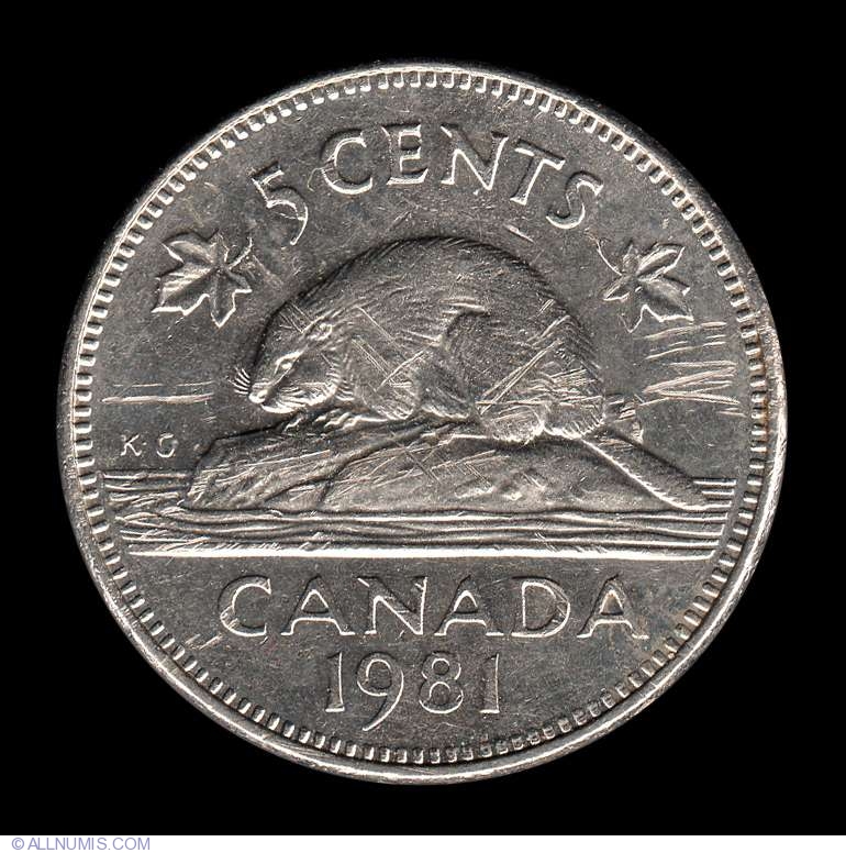 5 Cents 1981 Elizabeth II 1953 2022 Canada Coin 8101 5 Cents 1981 Elizabeth II 1953 2022 Canada Coin 8101