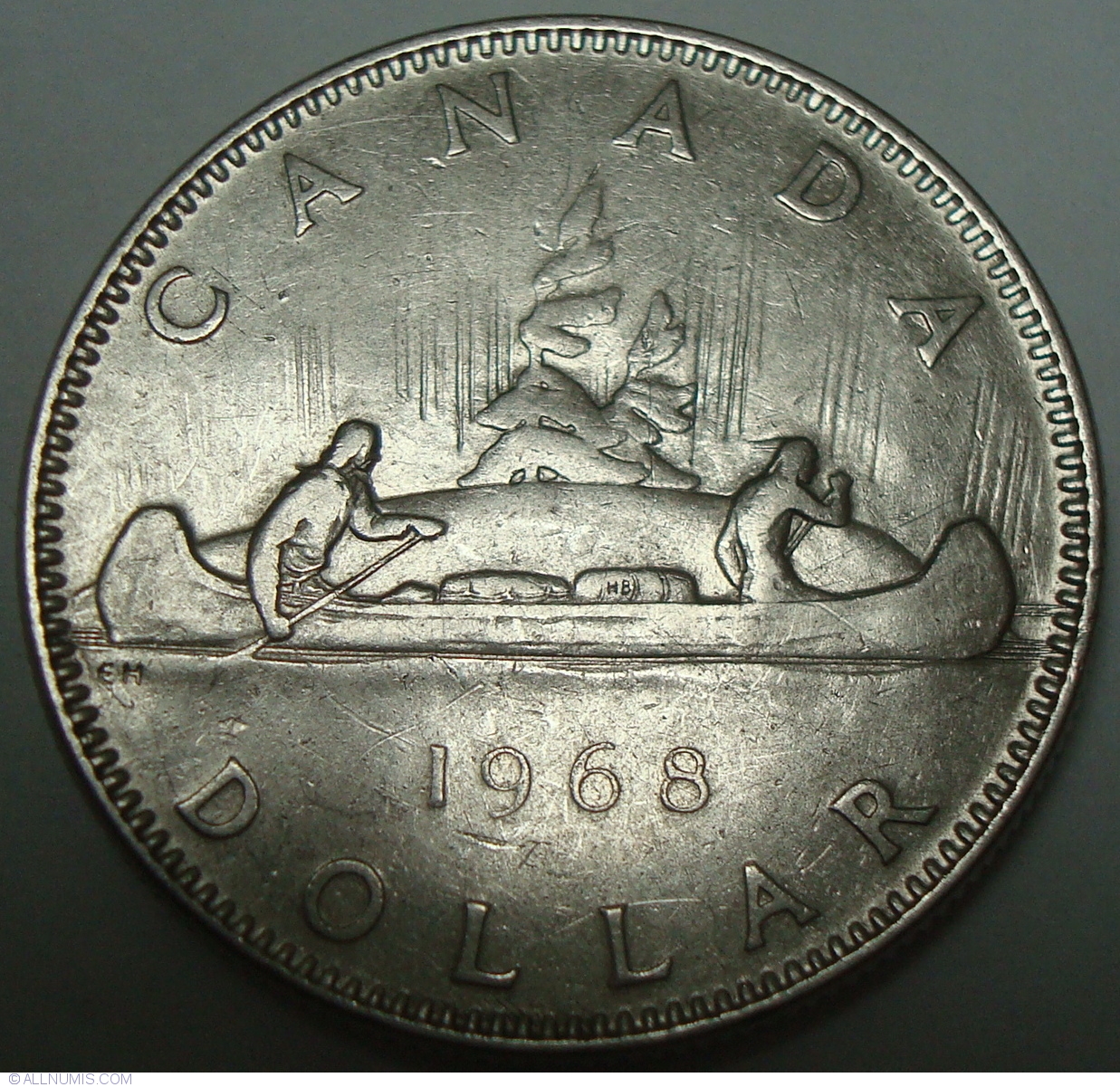 1 Dollar 1968 Elizabeth II 1953 2022 Canada Coin 43366 1 Dollar 1968 Elizabeth II 1953 2022 Canada Coin 43366