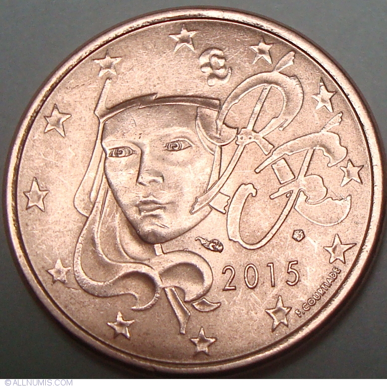 5 Euro Cent 2015 Euro 2010 2019 France Coin 37926