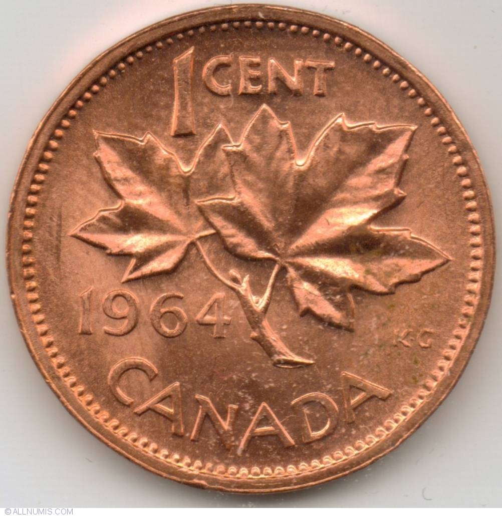 1 Cent 1964 Elizabeth II 1953 2022 Canada Coin 7803 1 Cent 1964 Elizabeth II 1953 2022 Canada Coin 7803