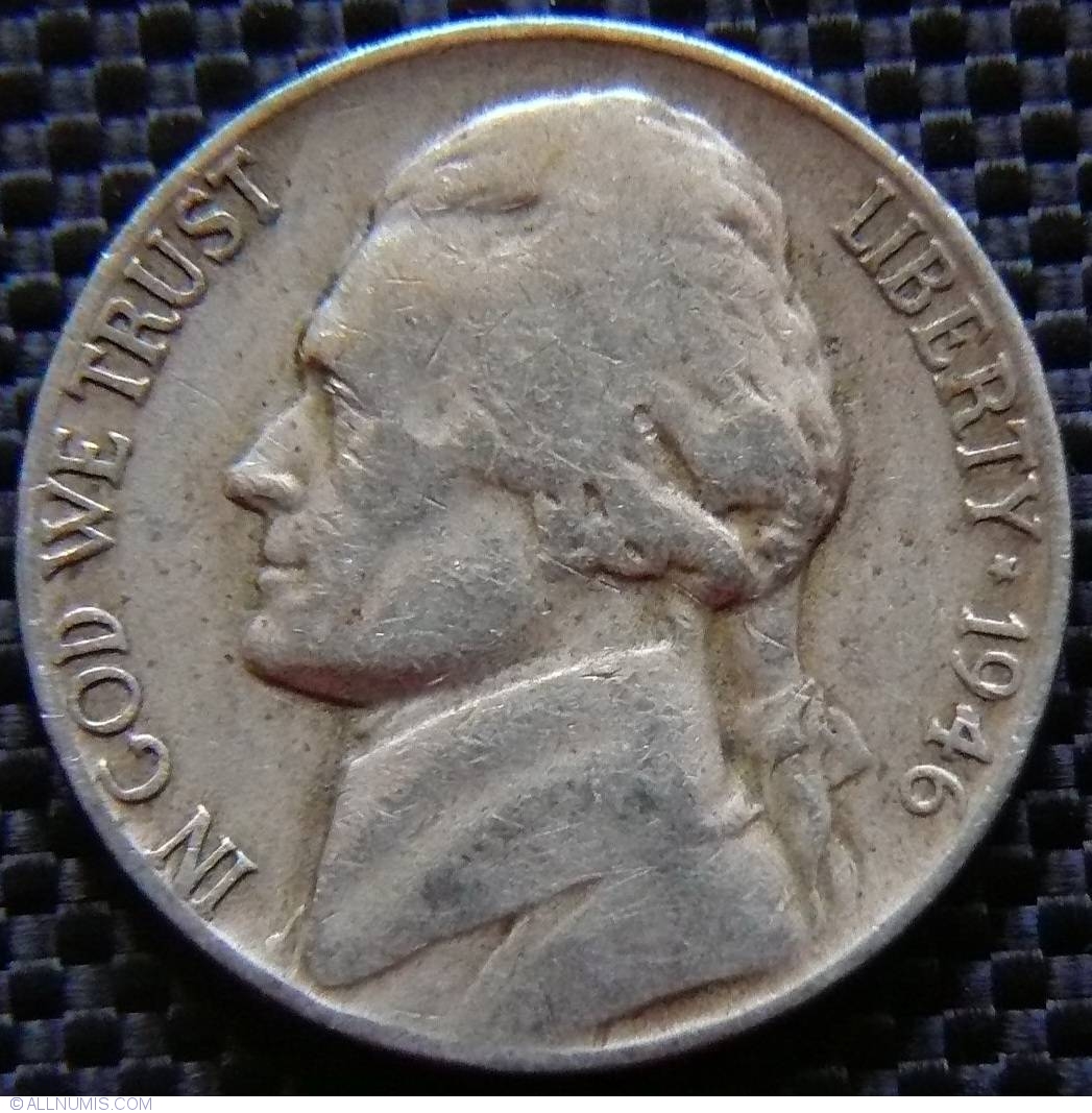 Jefferson Nickel 1946 D Nickel Five Cents Jefferson 1938 2003