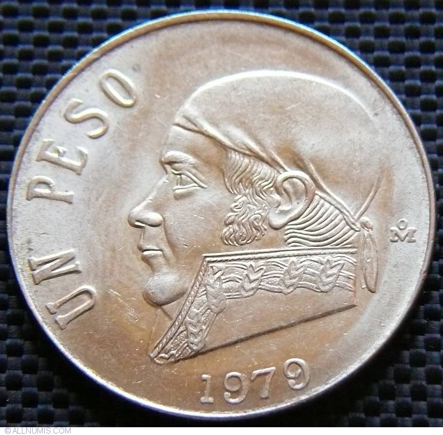 1 Peso 1979 United Mexican States 1961 1980 Mexico Coin 29733