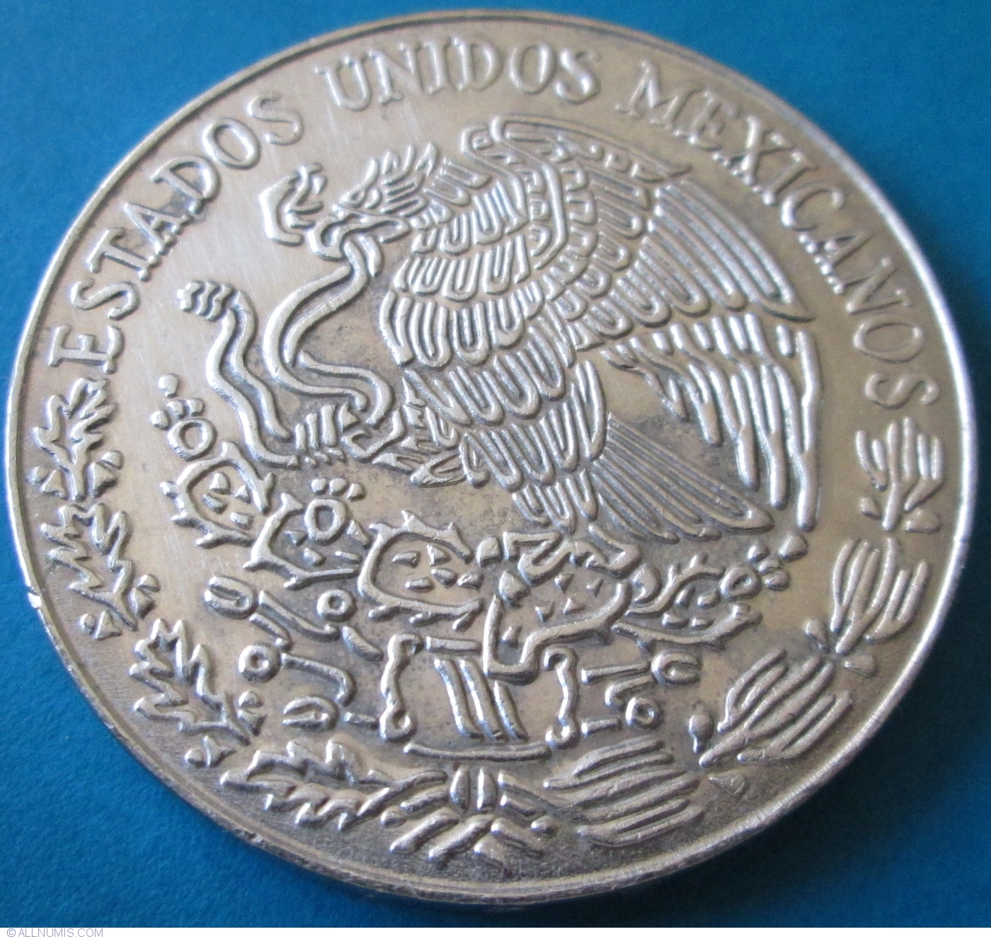 5 Pesos 1977 United Mexican States 1961 1980 Mexico Coin 34874