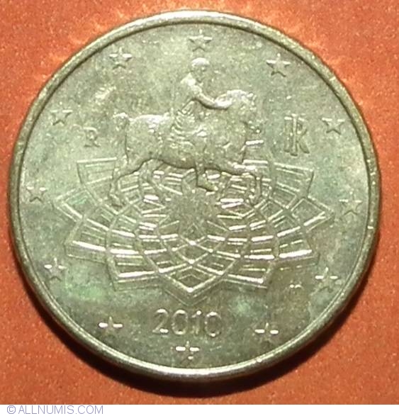 50 Euro Cent 2010 Euro 2002 50 Euro Cent Italy Coin 32808