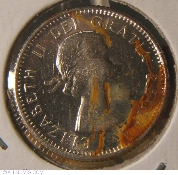 10 Cents 1959 Elizabeth II 1953 2022 Canada Coin 28996