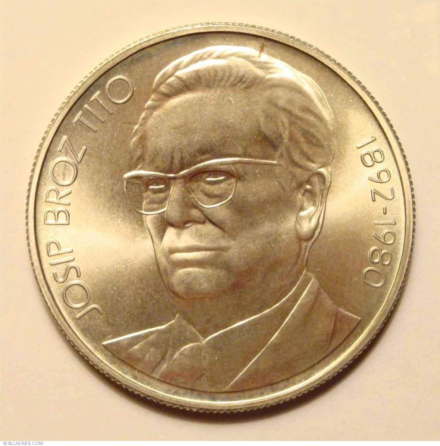 1000 Dinara 1980 Socialist Federal Republic 1963 1992