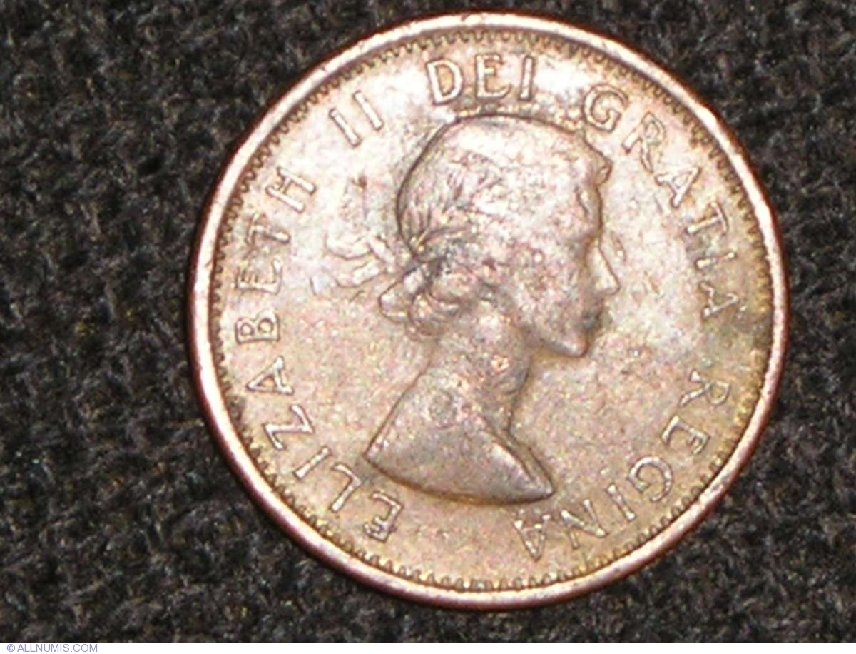 1 Cent 1962 Elizabeta A II a 1953 2022 Canada Moned 5448