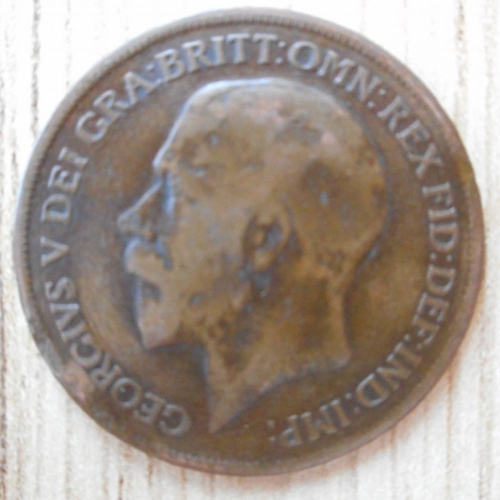 Penny 1919 H George V 1910 1936 Great Britain Coin 33082 Penny 1919 H George V 1910 1936 Great Britain Coin 33082