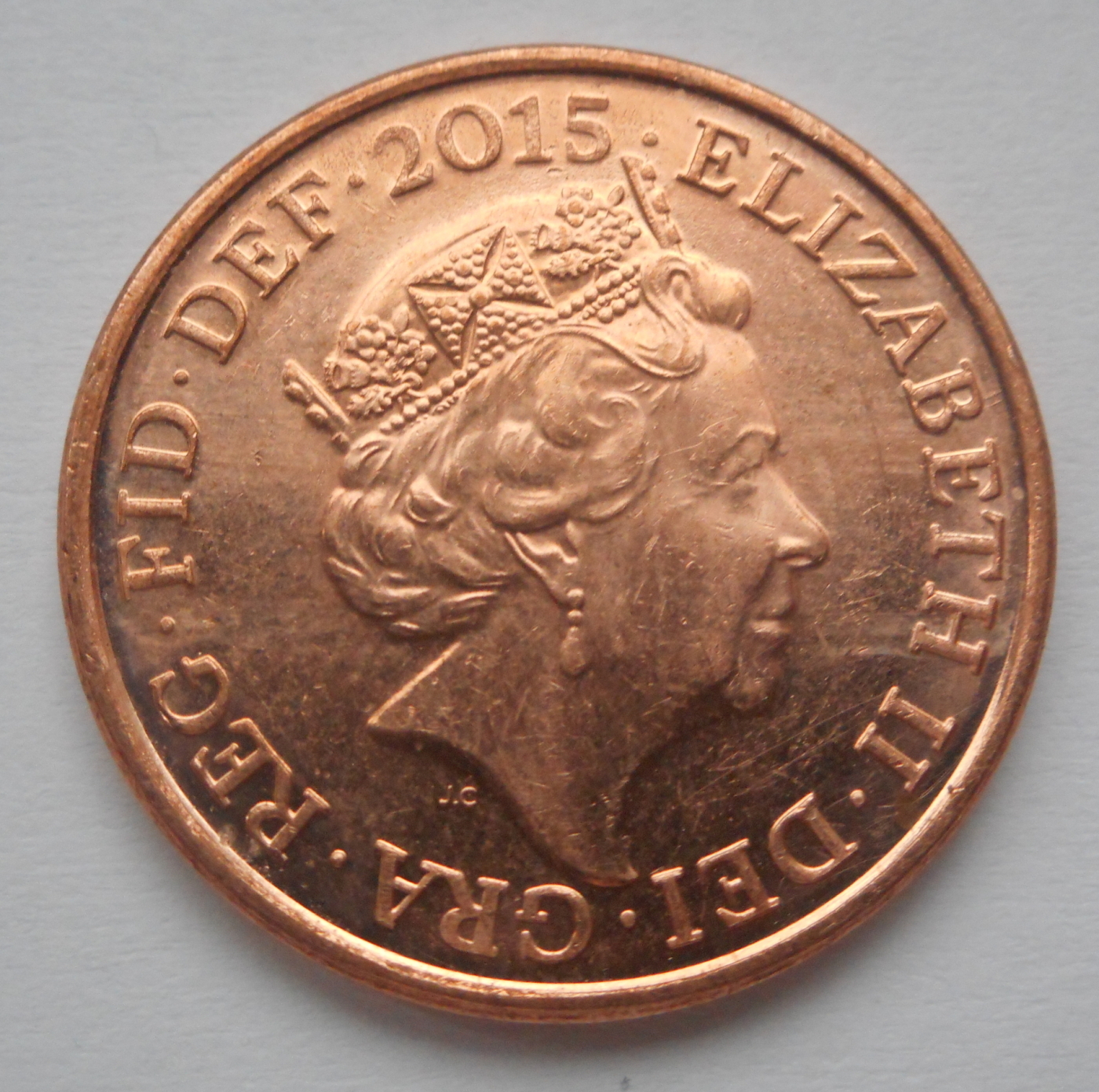 1 Penny 2015 Elizabeta A II a 1952 2022 Marea Britanie Moned 1 Penny 2015 Elizabeta A II a 1952 2022 Marea Britanie Moned