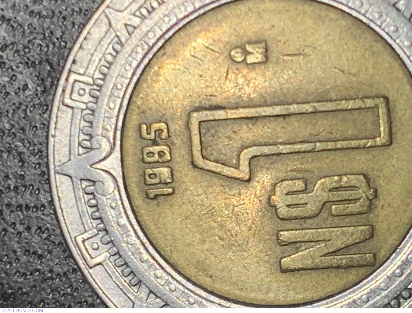1 Nuevo Peso 1995 United Mexican States 1991 2000 Mexico Coin 2567 1 Nuevo Peso 1995 United Mexican States 1991 2000 Mexico Coin 2567