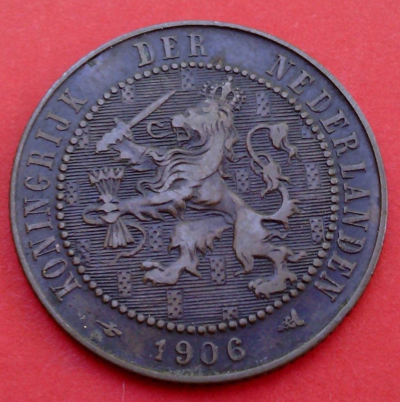 2 1 2 Cent 1906 Wilhelmina I 1890 1910 Netherlands Coin 36134