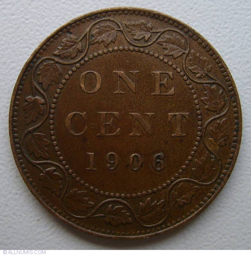 1 Cent 1906 Edward VII 1901 1910 Canada Coin 28736 1 Cent 1906 Edward VII 1901 1910 Canada Coin 28736