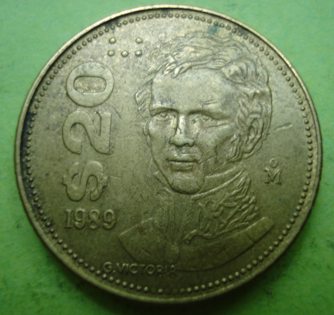 20 Pesos 1989 Statele Unite Mexicane 1981 1990 Mexic Moned 36107 20 Pesos 1989 Statele Unite Mexicane 1981 1990 Mexic Moned 36107