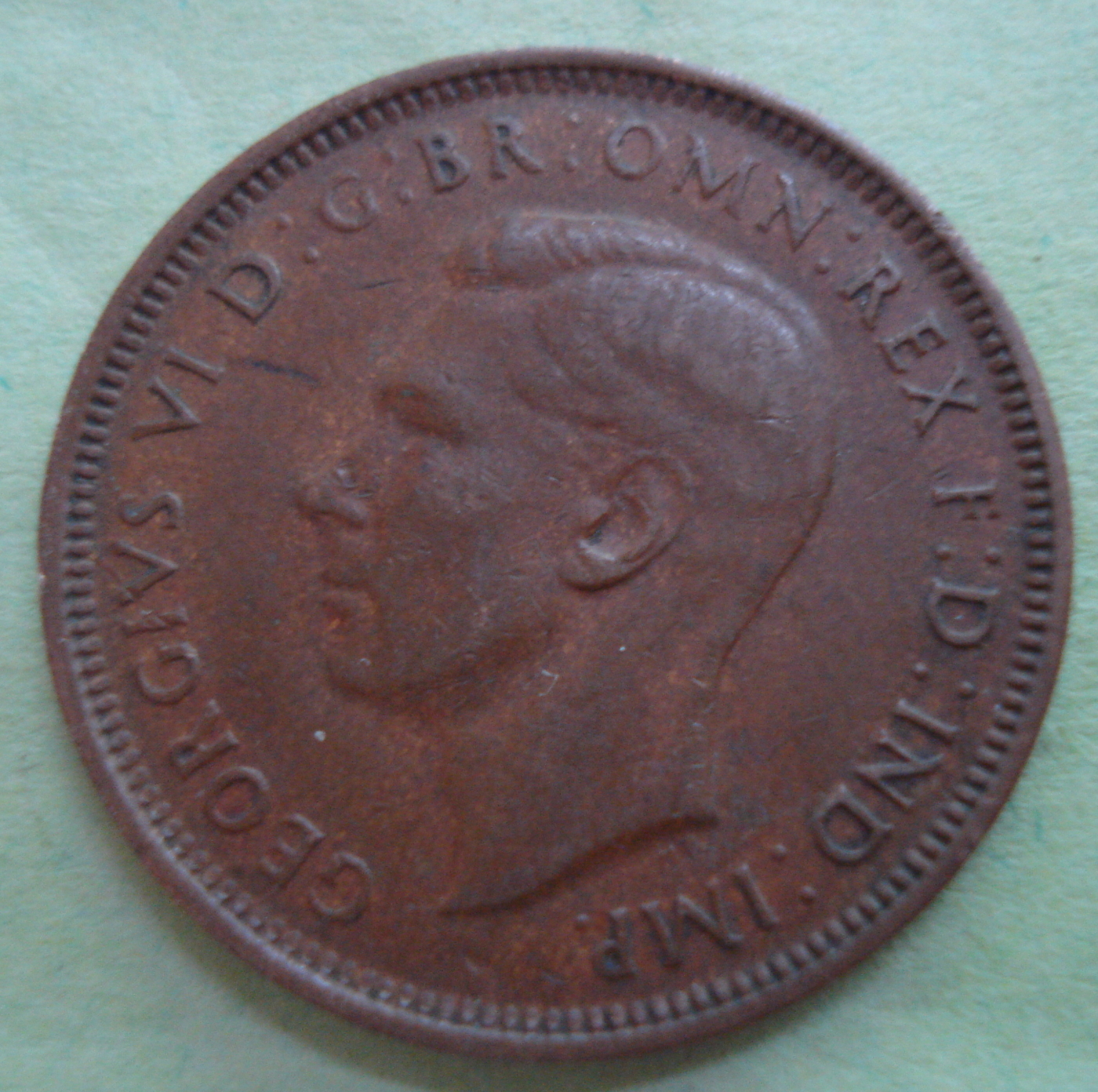 1 2 Penny 1942 p Dot After penny George VI 1937 1952 1 2 Penny 1942 p Dot After penny George VI 1937 1952