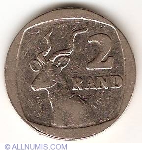 2 Rand 1990, Republic (1981-1990) - South Africa - Coin - 15358