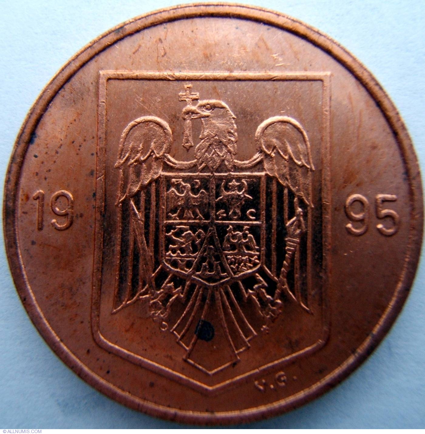 1 Leu 1995 Emisiunea 1993 1996 2000 2002 2006 1 Leu Romania