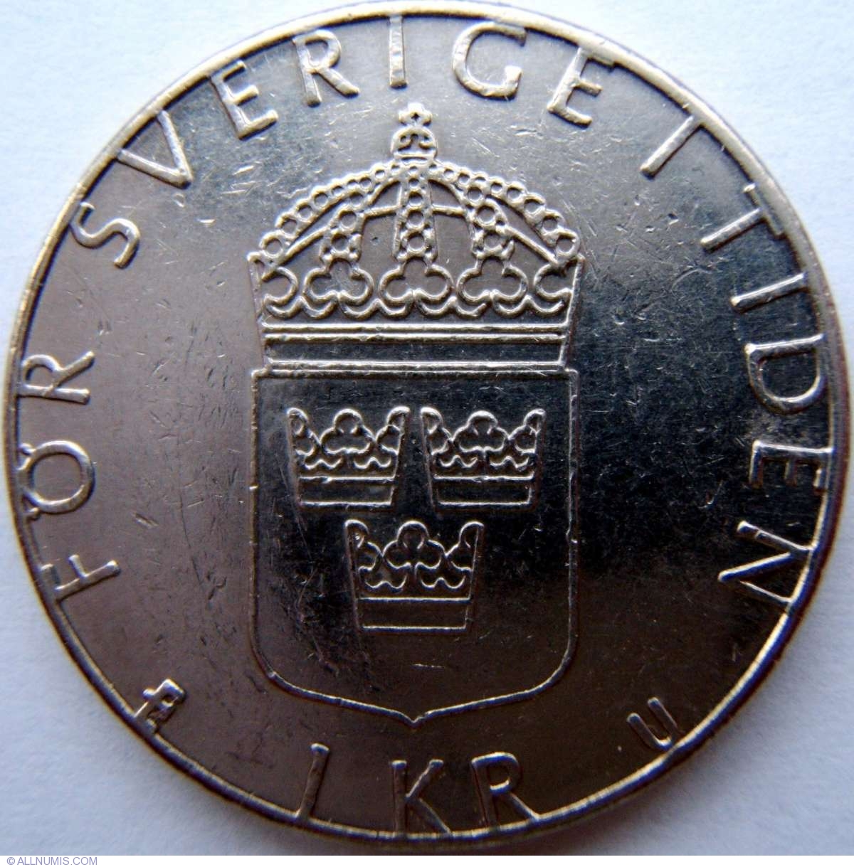 1 Krona 1977 Carl XVI Gustaf 1973 present Sweden Coin 2213 1 Krona 1977 Carl XVI Gustaf 1973 present Sweden Coin 2213