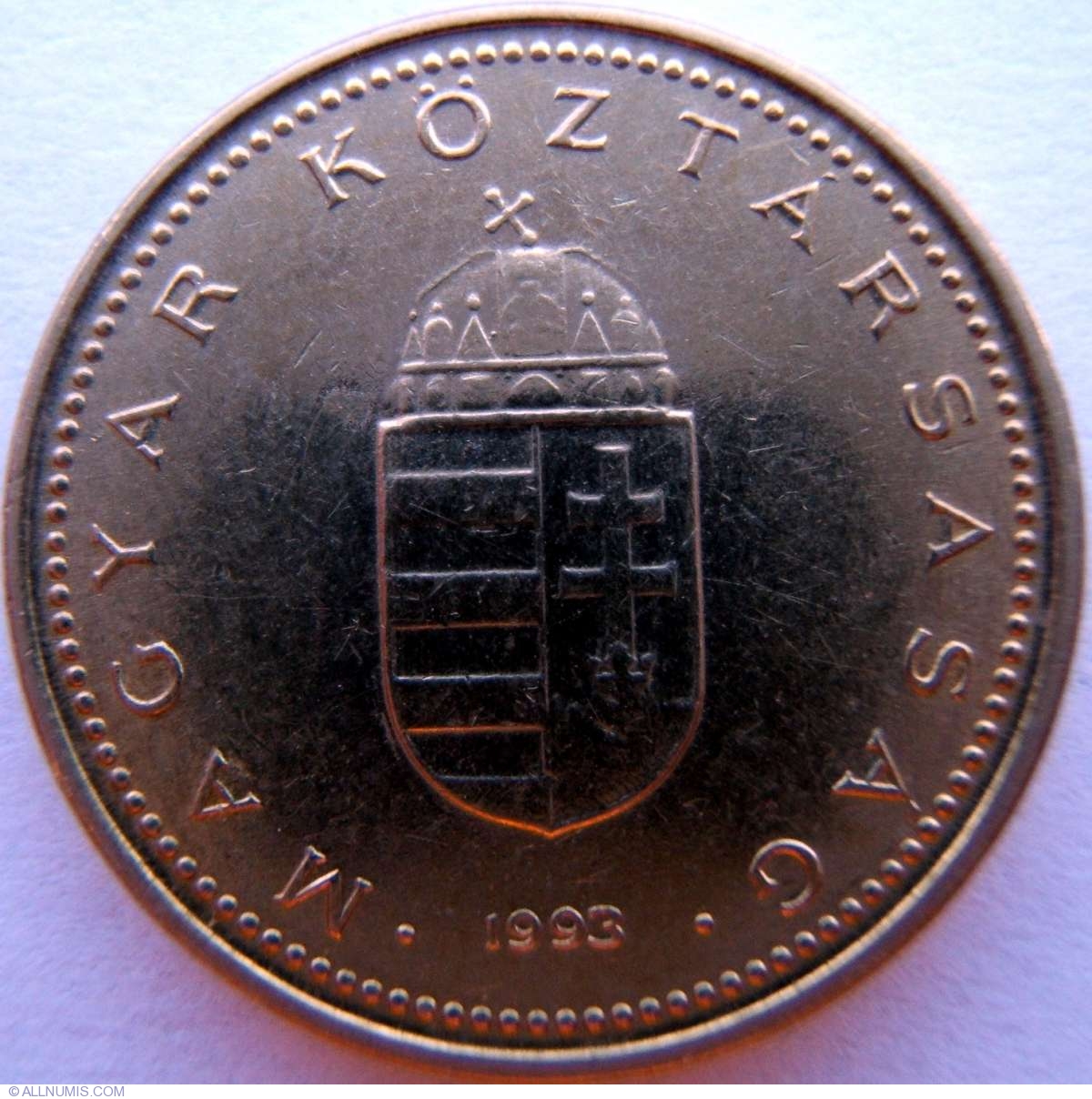1 Forint 1993 Republic 1989 present Hungary Coin 1186