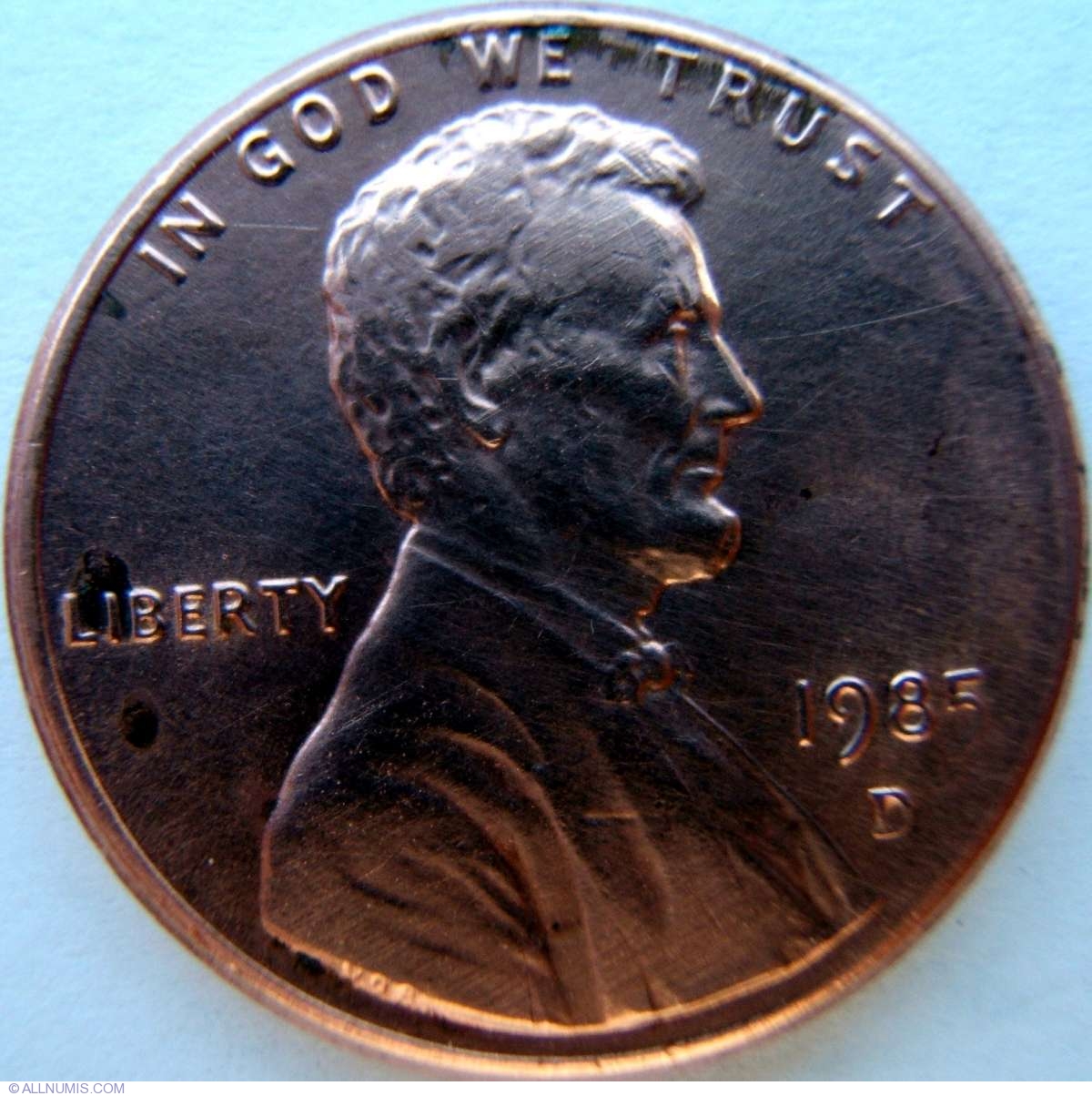 1 Cent 1985 D Cent Lincoln Memorial 1959 2008 United States Of