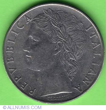 100 Lire 1957, Republic (1946-2001) - Italy - Coin - 5048