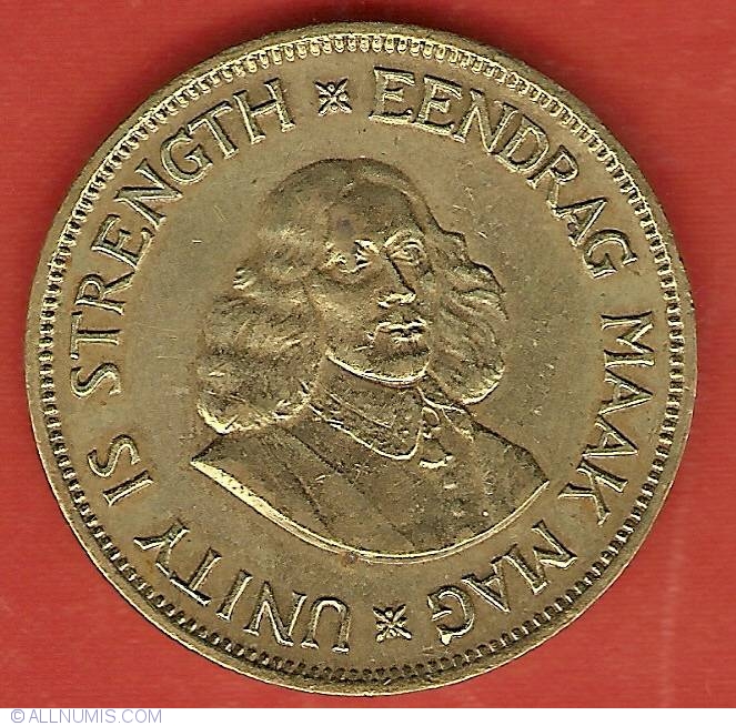 1 Cent 1961 Republica 1961 1970 Africa De Sud Moned 21875