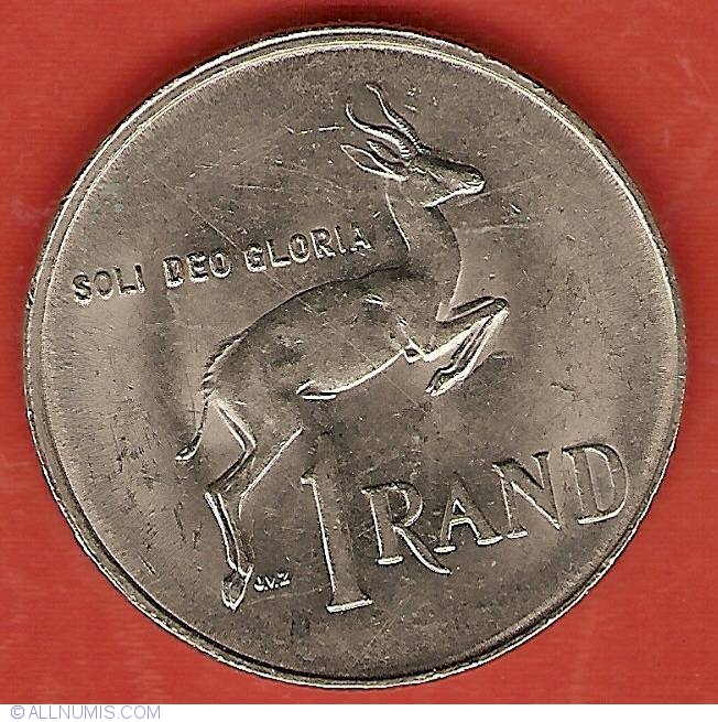 1 Rand 1988 Republic 1981 1990 South Africa Coin 21877 1 Rand 1988 Republic 1981 1990 South Africa Coin 21877