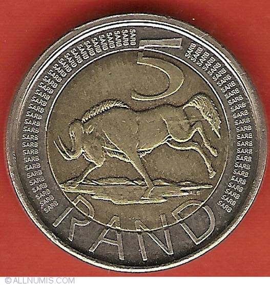 5 Rand 2004, Republic (2001-present) - South Africa - Coin - 21675