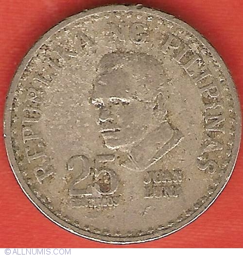 25 Sentimos 1981 Republic 1981 2000 Philippines Coin 21163 25 Sentimos 1981 Republic 1981 2000 Philippines Coin 21163