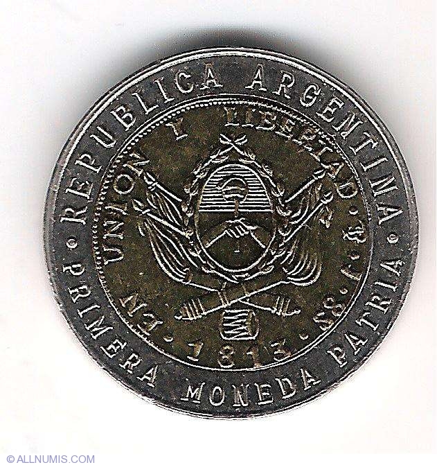 1 Peso 1995 Republic 1990 1999 Argentina Coin 4033 1 Peso 1995 Republic 1990 1999 Argentina Coin 4033