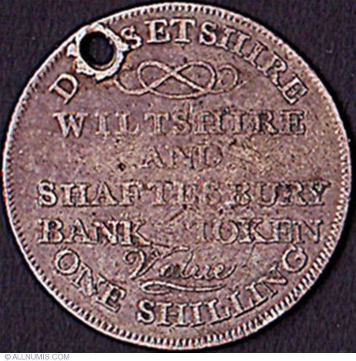 1 Shilling 1811 - Shaftesbury Bank, Currency Tokens (1801-1900 ...