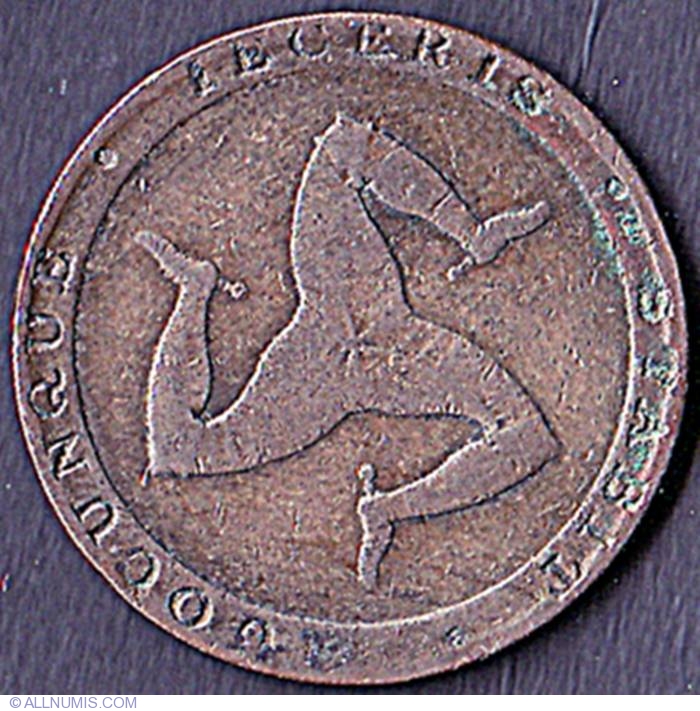 1 2 Penny 1831 Local Issue 1800 1900 Isle Of Man Coin 11301 1 2 Penny 1831 Local Issue 1800 1900 Isle Of Man Coin 11301
